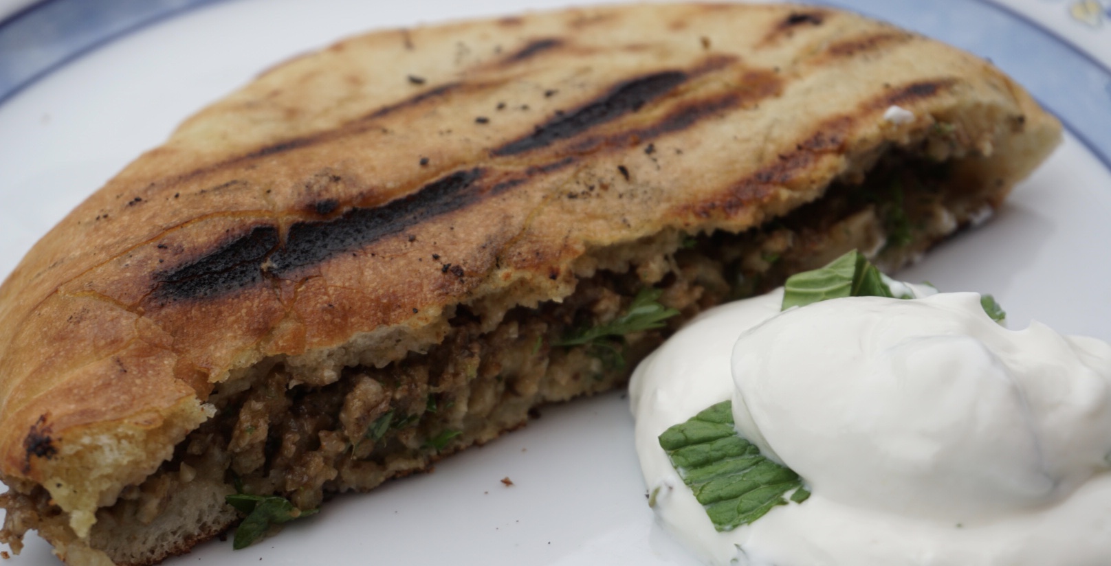 Mushroom Arayes and Yogurt Sauce | Redgate Kitchen
